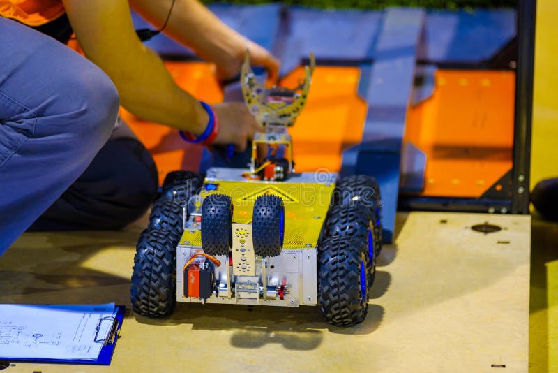 Line Tracking Stem Ev3 Robot Stock Photo - Image of science ...