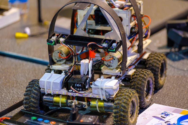 Line Tracking Stem Ev3 Robot Stock Photo - Image of science ...