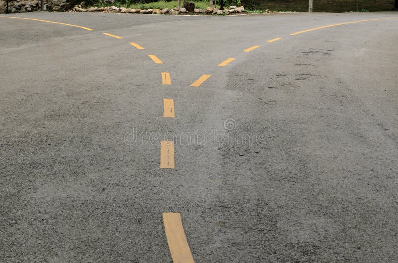 The line of traffic lanes stock photo. Image of sign - 57704482