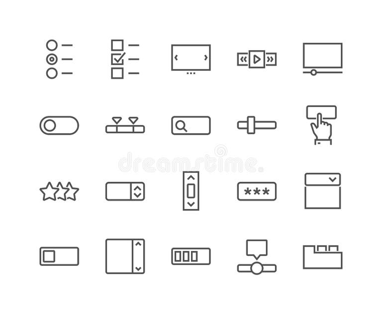 Editable Ui Vector Elements Stock Illustrations – 11,826 Editable Ui ...