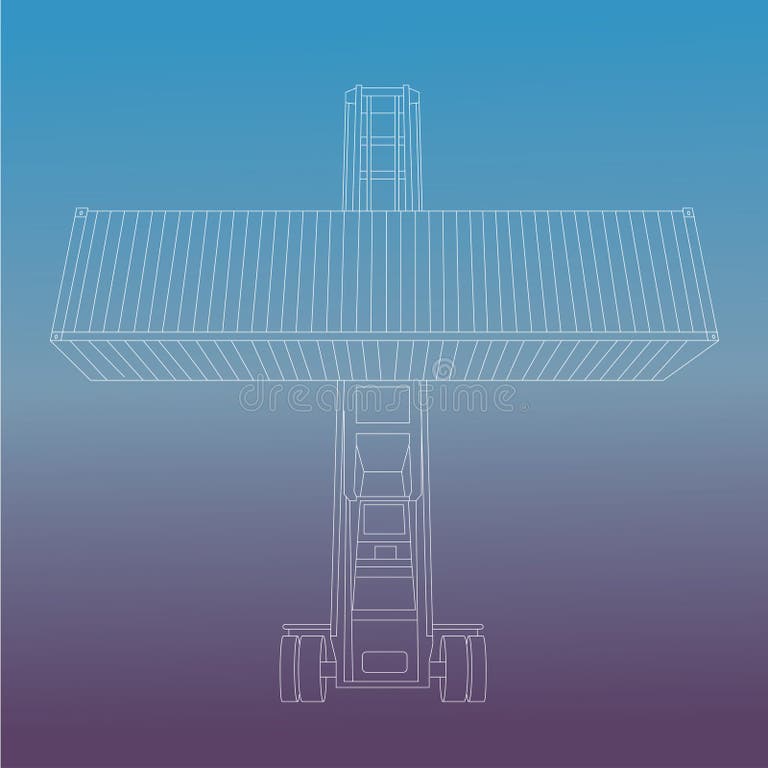 Forklift Truck Front Stock Illustrations – 841 Forklift Truck Front ...