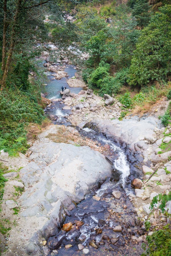 Line of the Water on Waterfall Stock Photo - Image of waterfall, nature ...