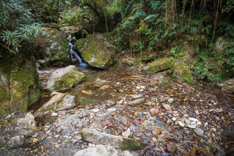 Line of the Water on Waterfall Stock Image - Image of cold, clear: 85810905