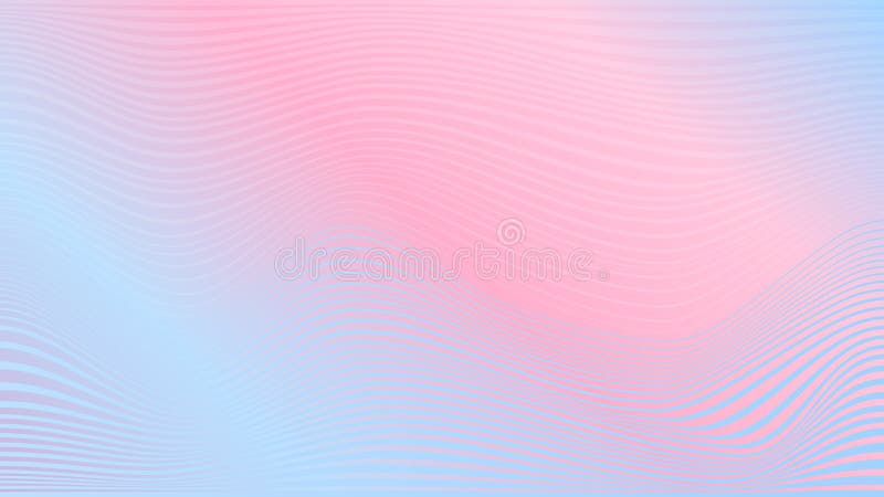 Pink Blend Flowing Curve Wave Line Background Stock Illustration ...