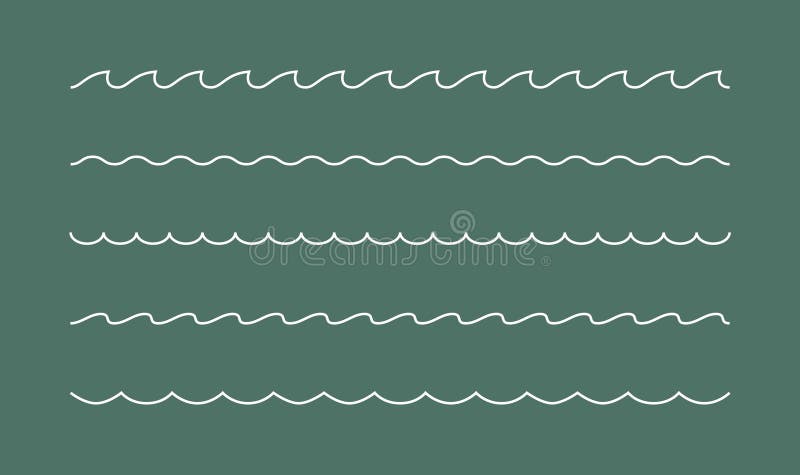Line Wave Pattern. Anstract Simple Linear Water, Ocean, Sea, River ...