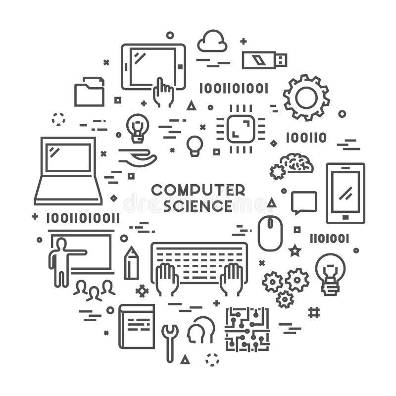 Computer Science Line Stock Illustrations – 106,407 Computer Science ...