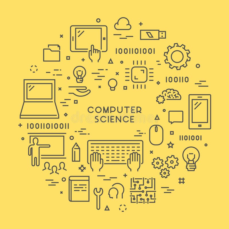 Computer Science Line Stock Illustrations – 106,407 Computer Science ...