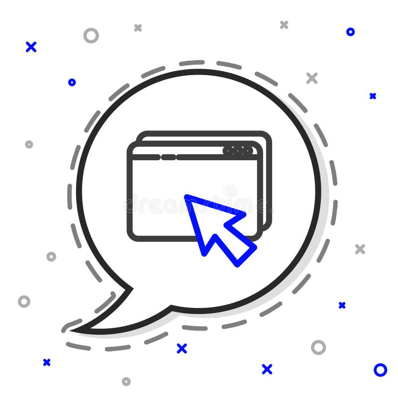 Line Web Design and Development Concepts Icon Isolated on White ...