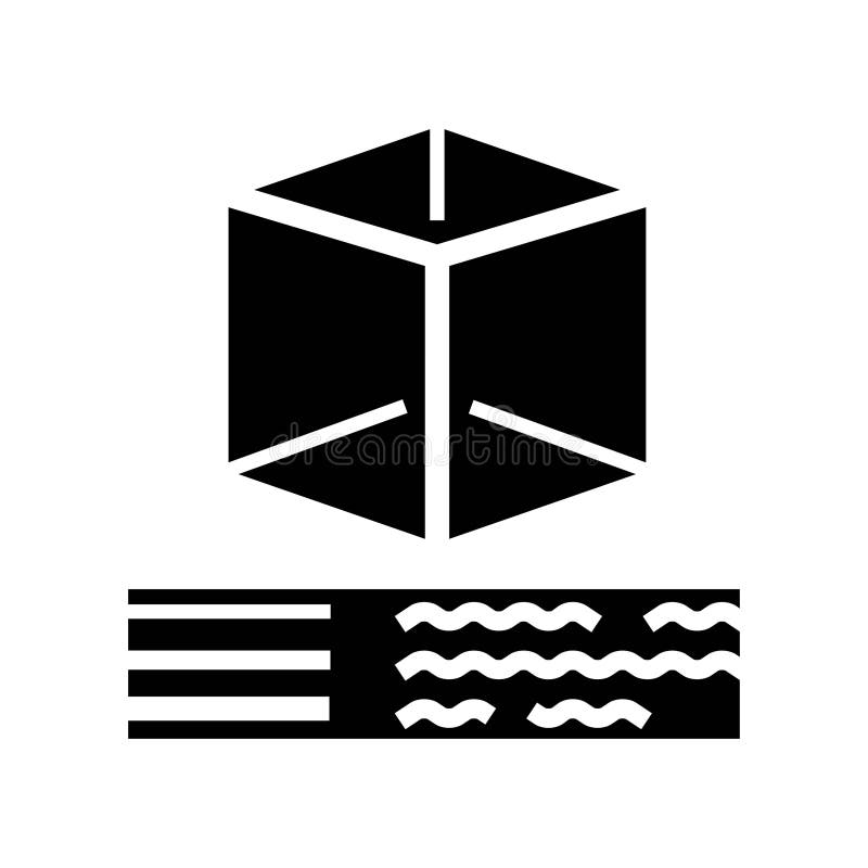 Line Weights Architectural Drafter Glyph Icon Vector Illustration Stock ...