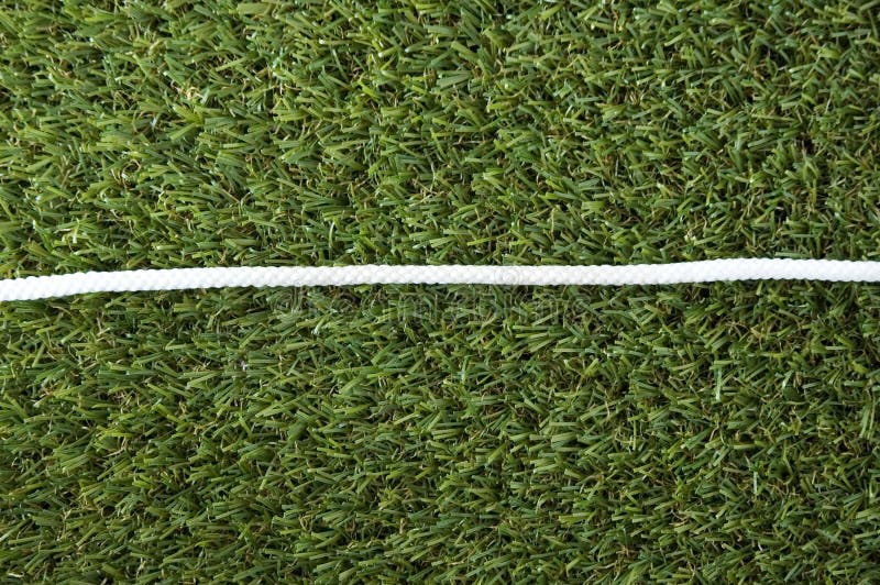 Line of White Rope on Grass Stock Photo - Image of space, wording: 50073044