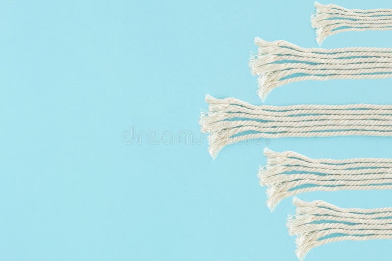 Line white ropes stock image. Image of design, blue - 269928687