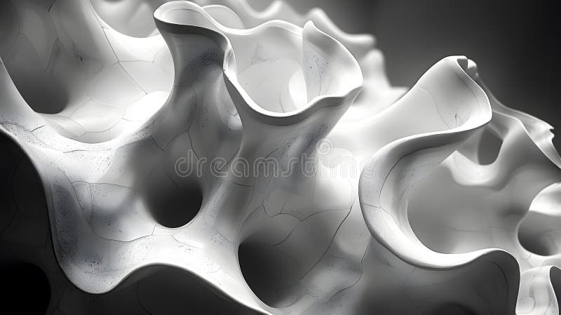 Line White Structure. Wavy Wavy Nature Geometric Modern Stock Image ...