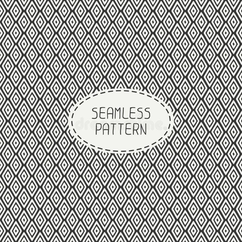 Linea Geometrica Modello Senza Cuciture Con Il Rombo Illustrazione ...