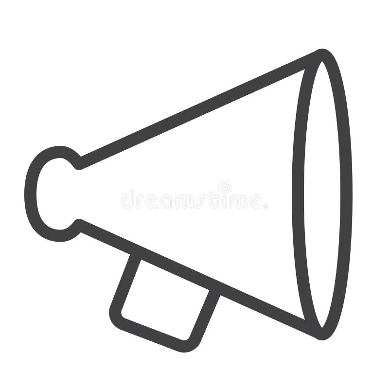 Insieme Dell'icona Del Megafono Illustrazione Vettoriale ...