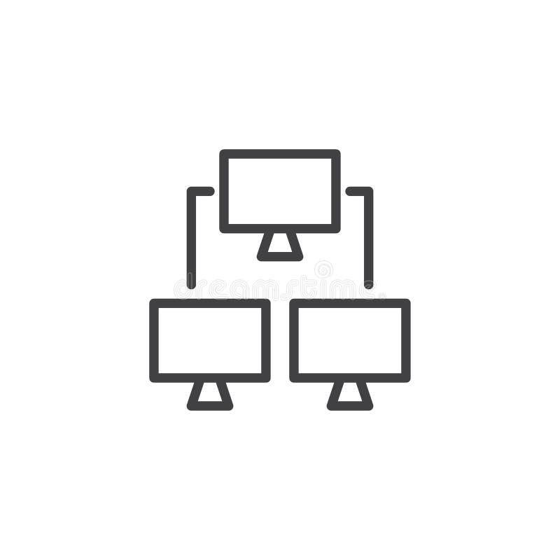 Linea Icona, Segno Di Vettore Del Profilo, Pittogramma Lineare Della ...