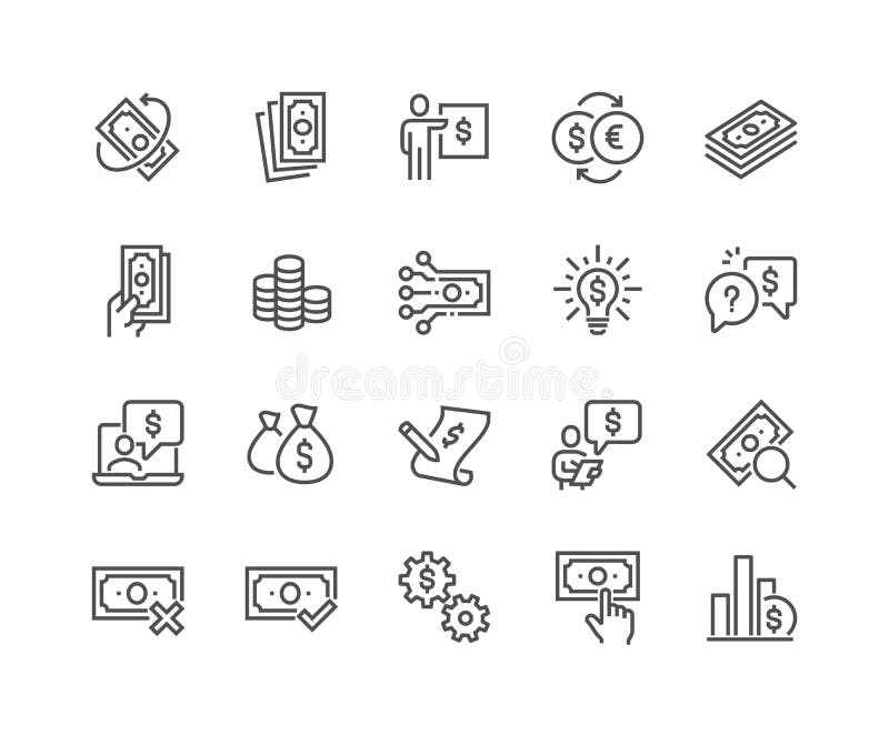 Icona Dei Soldi Illustrazioni, Vettoriali E Clipart Stock – (930,760 ...