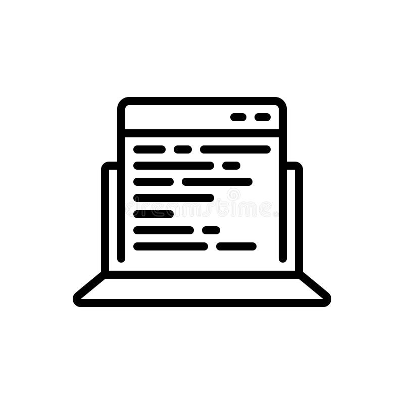 Icona Adattabile Di Codifica Elemento Di Sicurezza Cyber Per Il ...