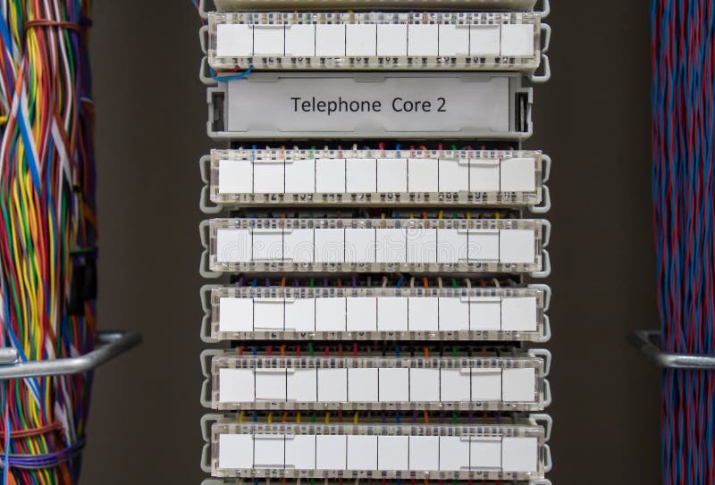 Sistema Telefonico a Commutazione Automatica Privata Immagine Stock ...