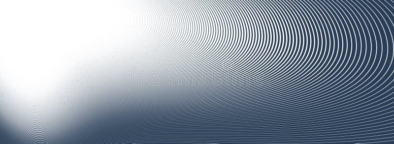 Linear Abstract Background, Single Color Black Vector Design 3D Lines ...