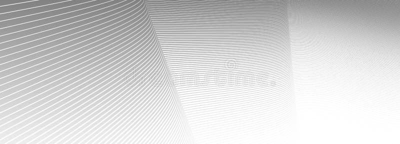 Linear Abstract Background, Vector Design 3D Lines in Perspective ...