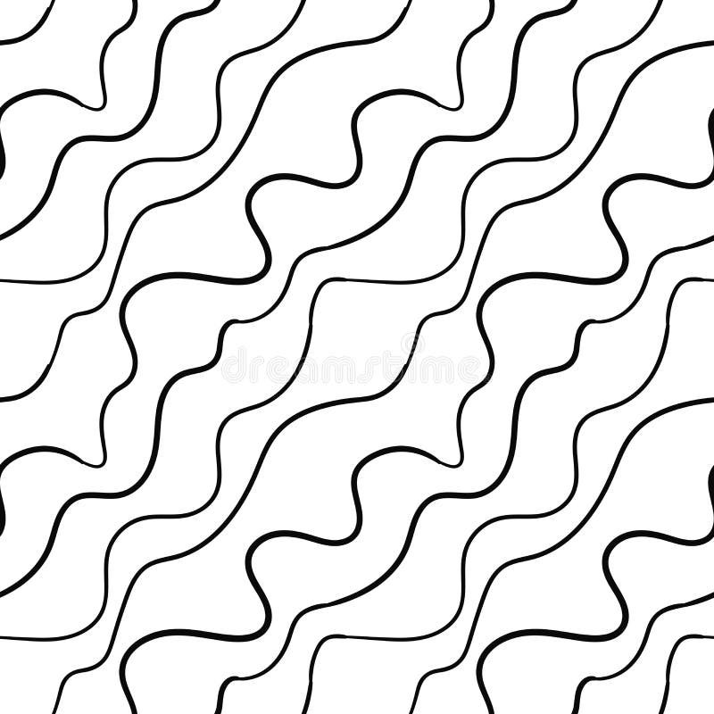 Linear Abstract, Diagonal Lines, Seamless Pattern Isolated on White ...