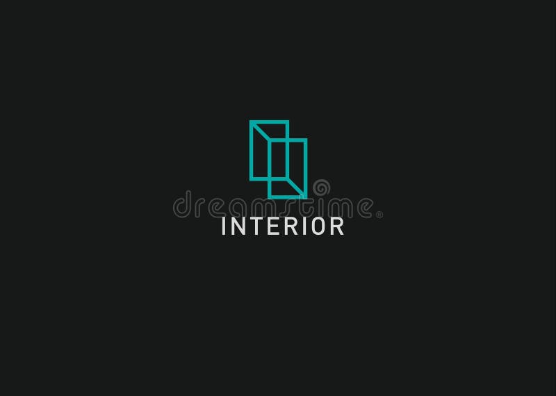 Linear Abstract Logo, Construction, Design, Stock Vector - Illustration ...