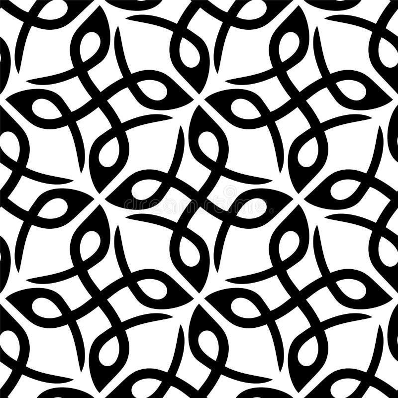 Linear Abstract Seamless Pattern Stock Vector - Illustration of element ...