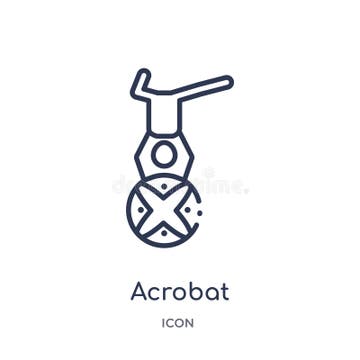 Circus Acrobat Line Icon Stock Illustrations – 718 Circus Acrobat Line ...