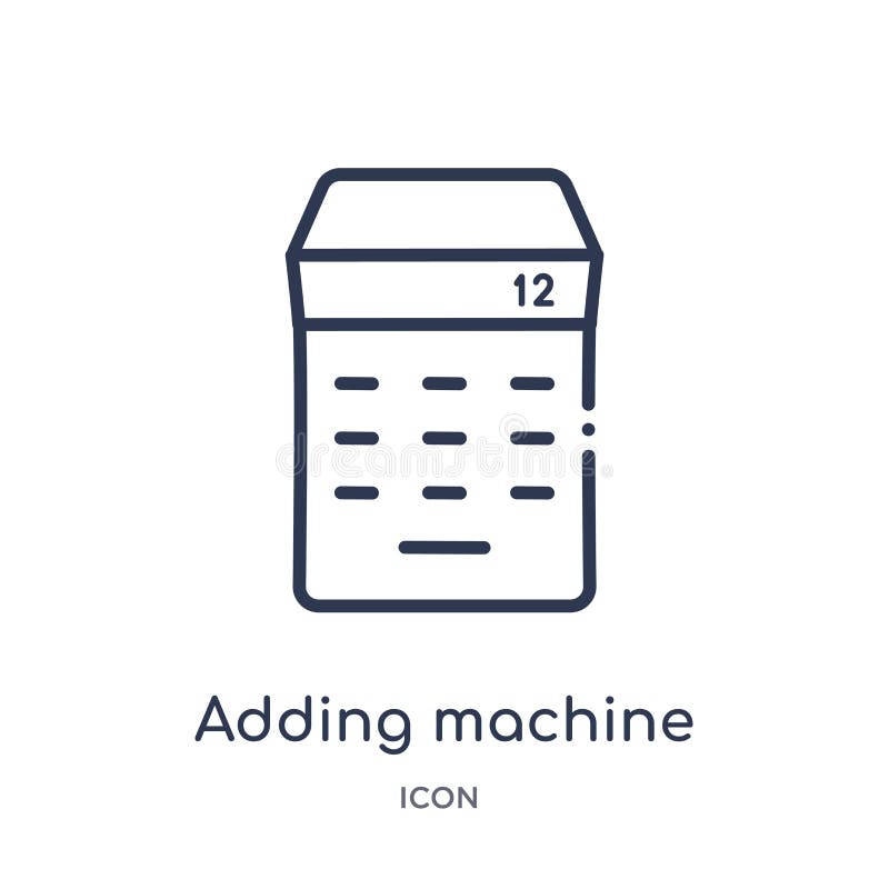 Adding Machine Icon Stock Illustrations – 142 Adding Machine Icon Stock ...