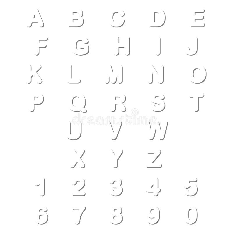 Linear alphabet characters stock vector. Illustration of button - 146804177