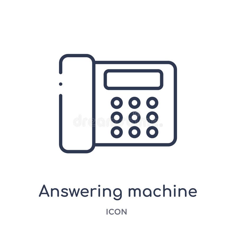 Answering Machine Icon Stock Illustrations – 155 Answering Machine Icon ...