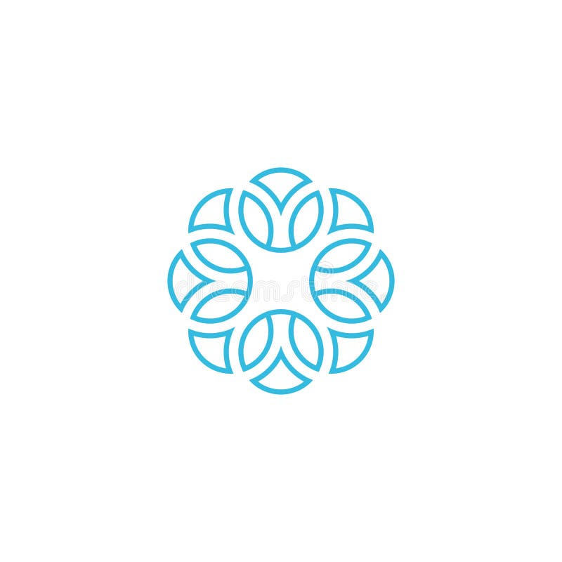 Linear arabesque. Logo stock vector. Illustration of icon - 167485772