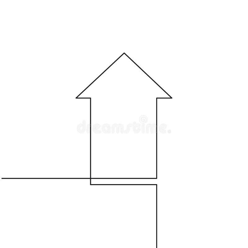 Linear Arrow Infographic Design Element Stock Vector - Illustration of ...