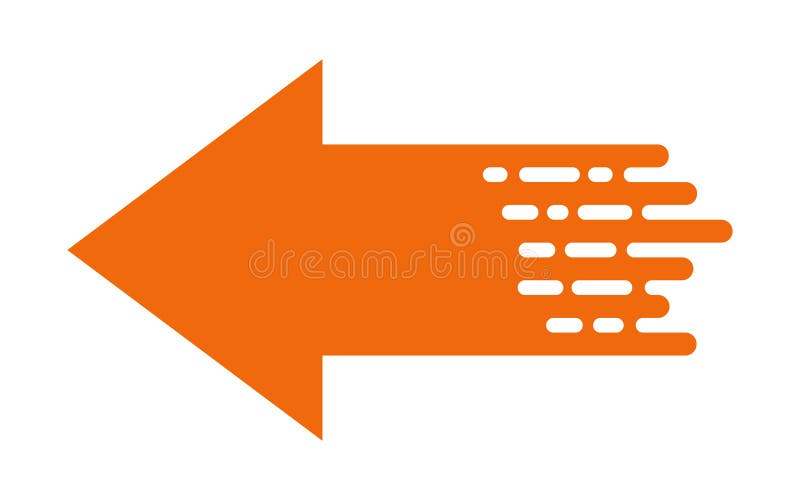 Linear Arrow. Vector Illustration. Stock Illustration - Illustration of ...