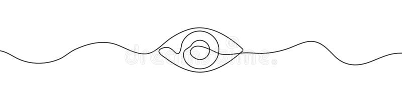 Continuous One Line Drawing Eye Stock Illustrations – 2,109 Continuous ...