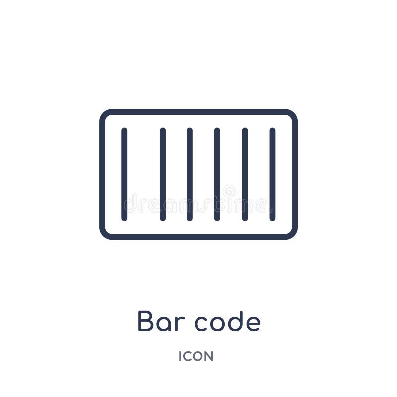 Linear Code Injection Icon From Cyber Outline Collection Thin Line Code Injection Vector