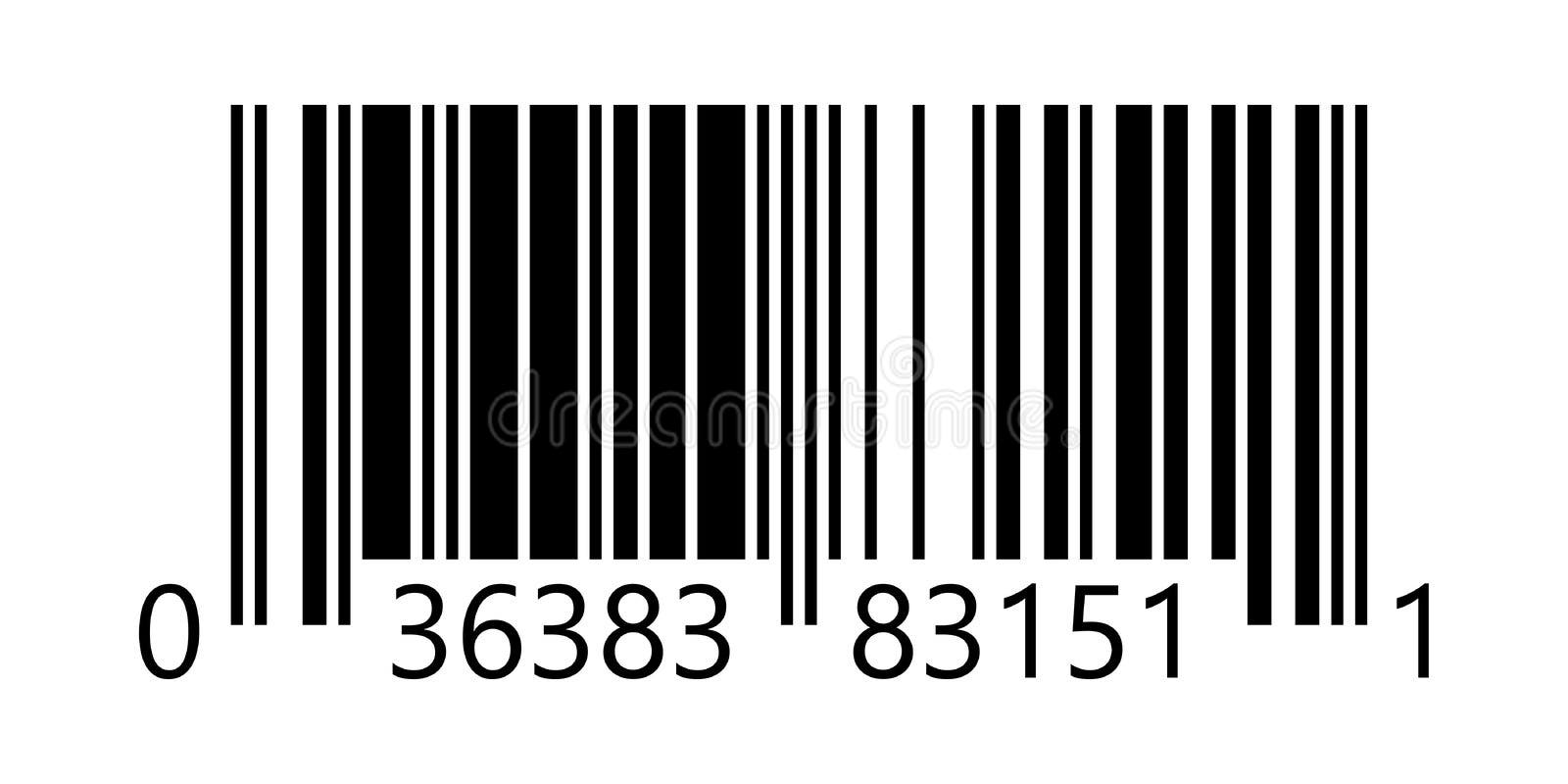 Linear Vector Bar Code Template. Barcode Pattern. Stock Vector ...