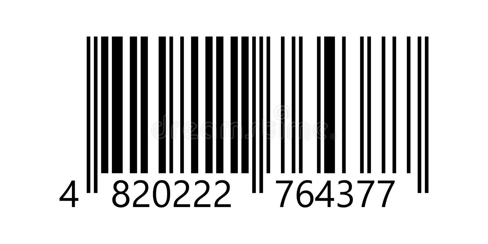 Linear Vector Bar Code Template. Barcode Pattern. Stock Vector - Illustration of background ...