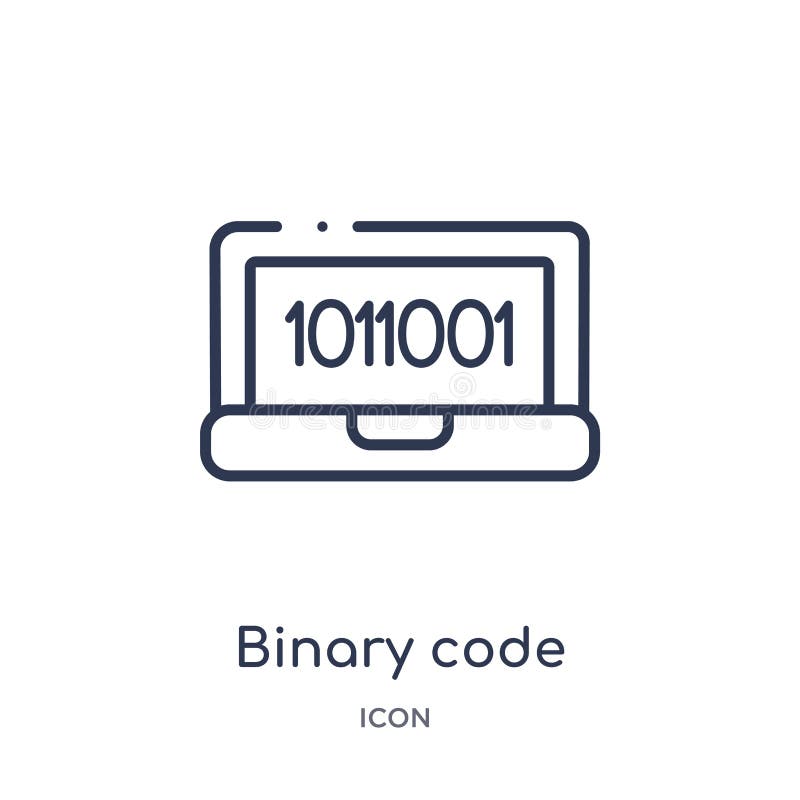 Linear Code Injection Icon From Cyber Outline Collection Thin Line Code Injection Vector
