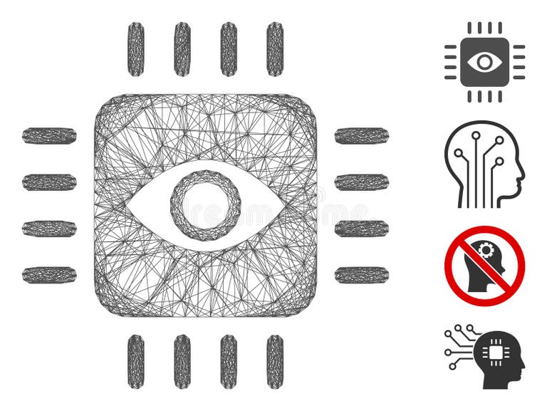 Network Bionic Eye Processor Stock Illustrations – 44 Network Bionic ...