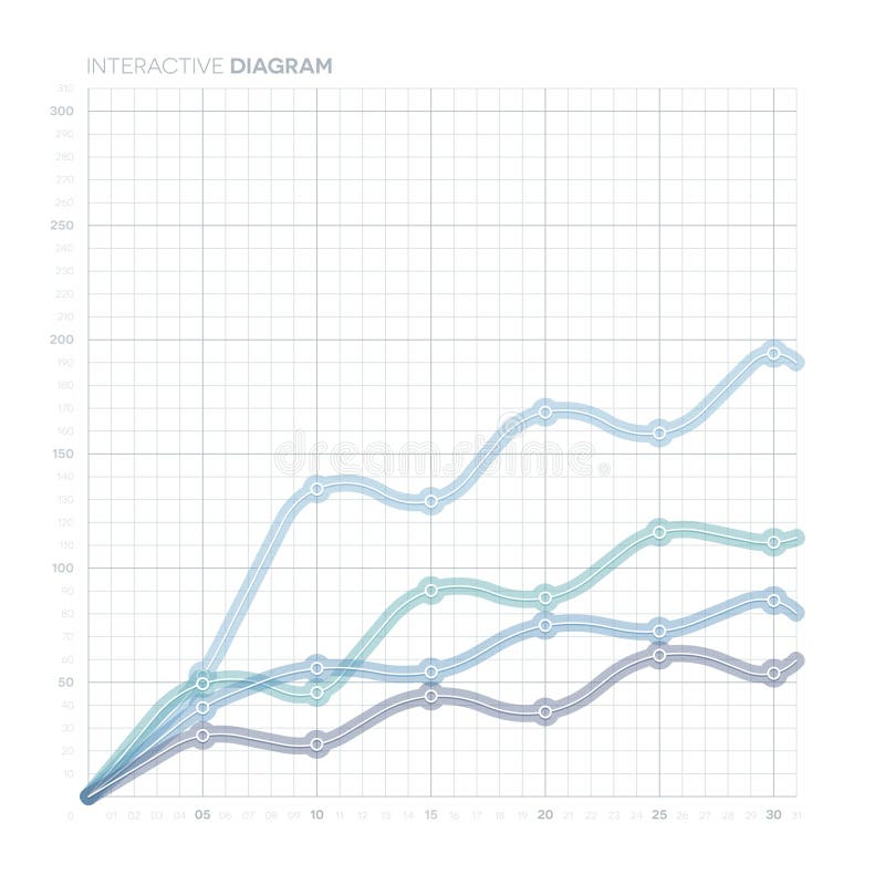 Line Chart. Diagram. stock vector. Illustration of measurement - 103067043
