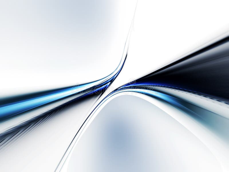 Dynamic Blue Motion, Abstract Background on White Stock Illustration ...