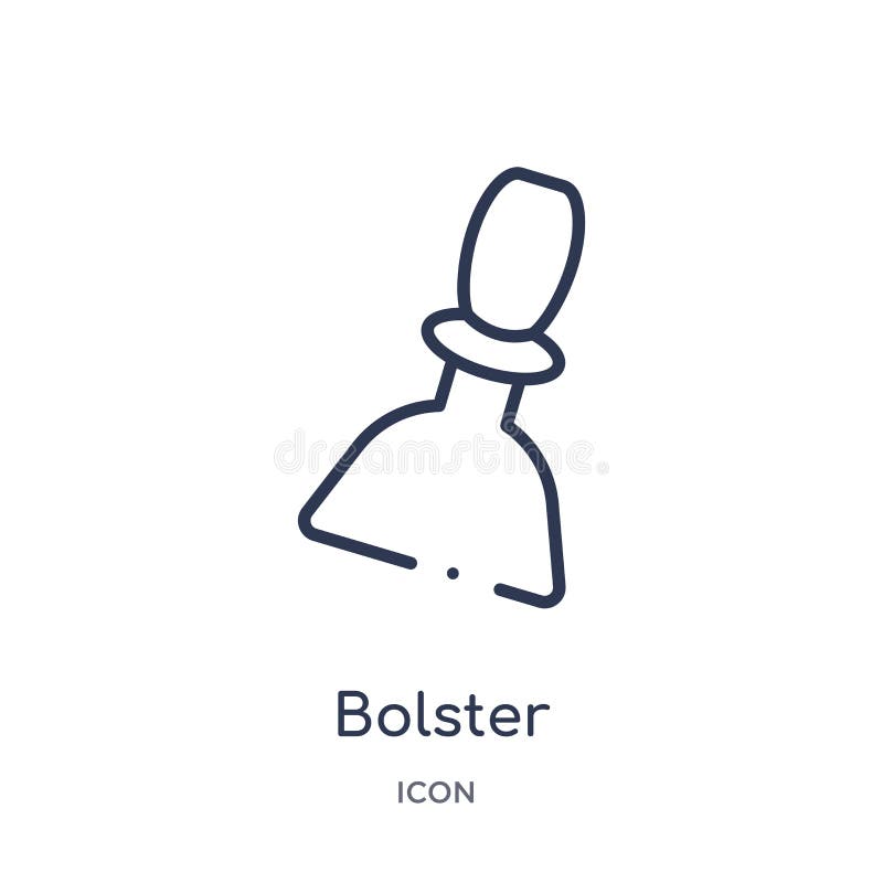 Bolster Vector Icon on White Background. Flat Vector Bolster Icon ...