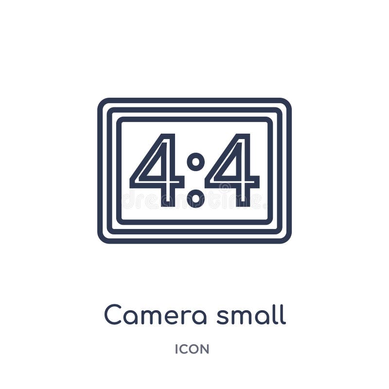 Linear Camera Small Screen Size Icon from Electronic Stuff Fill Outline ...