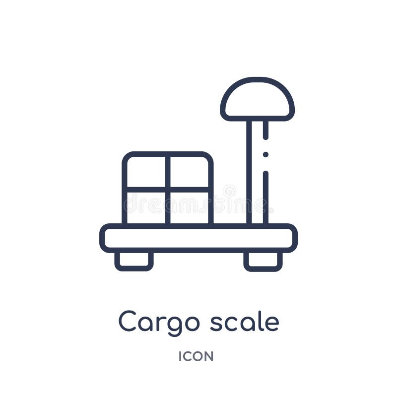 Linear Scale Balanced Tool Icon from Food Outline Collection. Thin Line ...