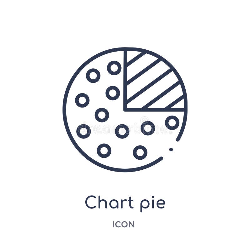 Linear Chart Pie Icon from Business and Analytics Outline Collection ...