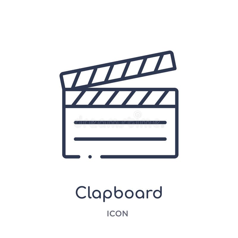 Director Clapboard Outline Stock Illustrations – 1,708 Director ...