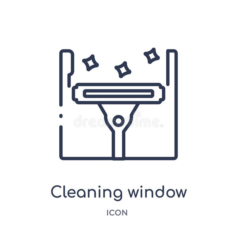 Window Cleaning Outline Icon Stock Illustrations – 3,349 Window ...