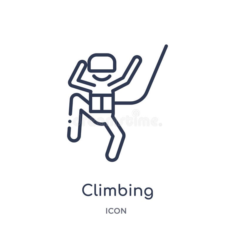 Climbing Outline Stock Illustrations – 11,157 Climbing Outline Stock ...