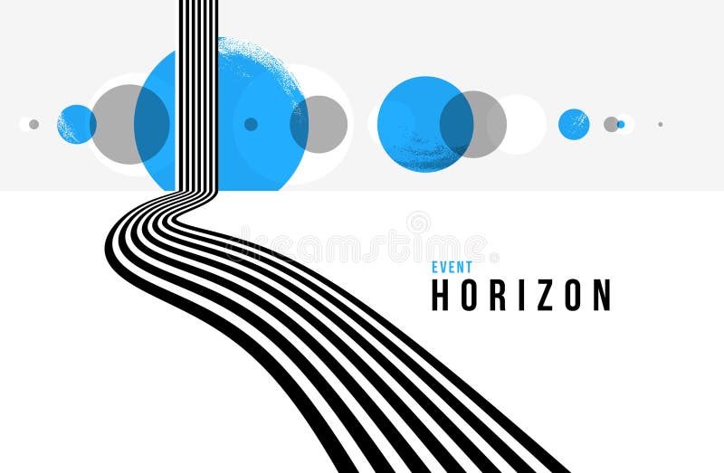 Linear Composition Vector Road To Horizon, Abstract Background with ...